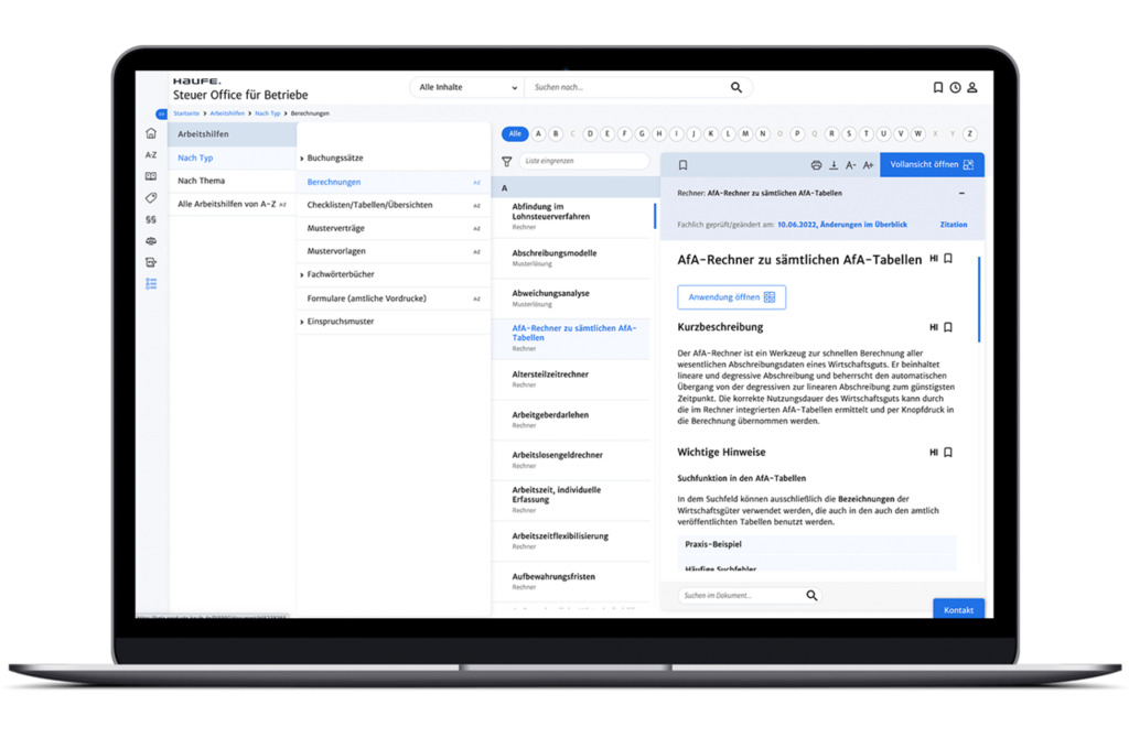 Haufe Business Office Professional: Datenbank | Haufe Shop
