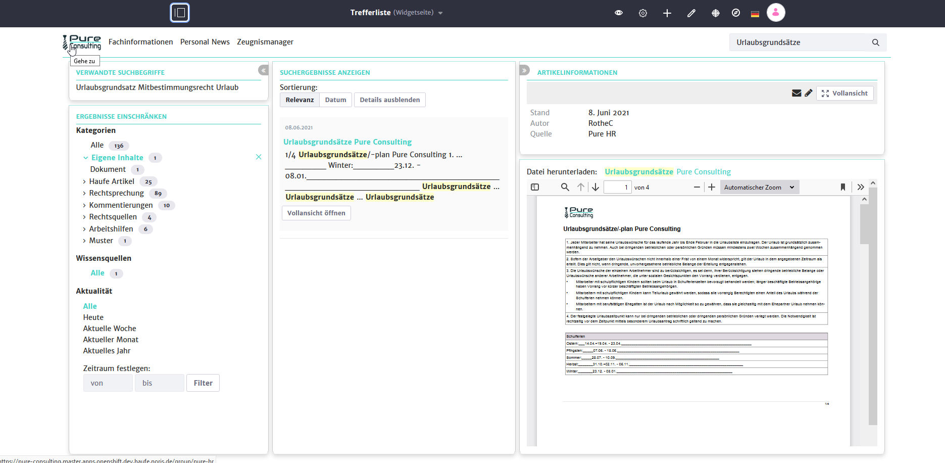 Haufe Suite für Fachwissen